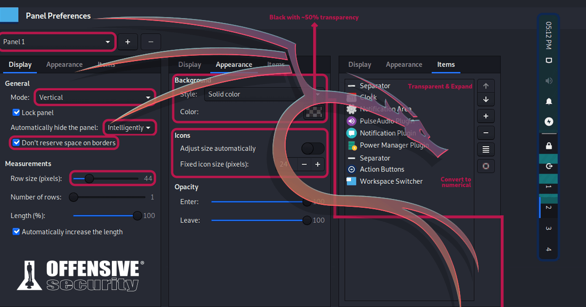Customizing Kali Linux Offensive Security
