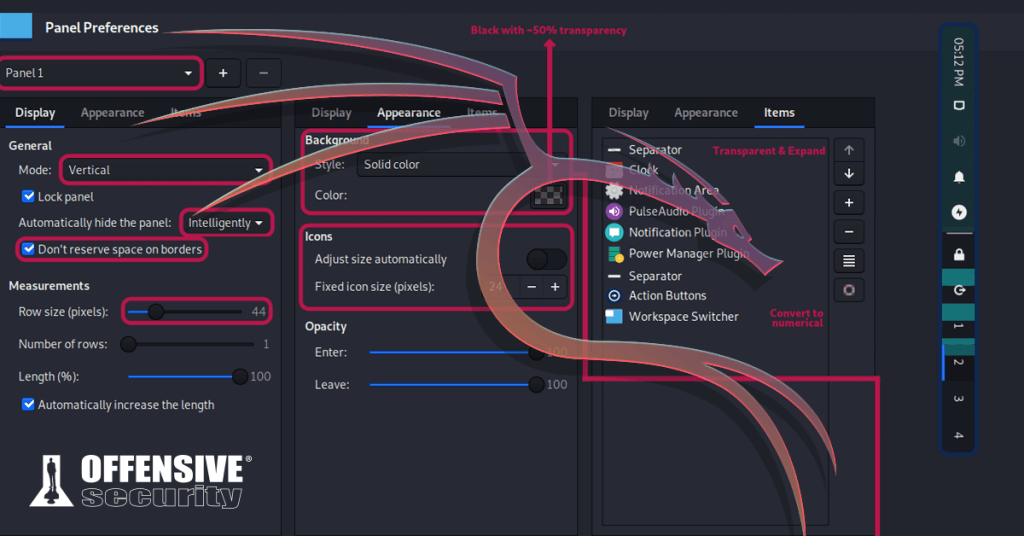 Customizing Kali Linux Offensive Security